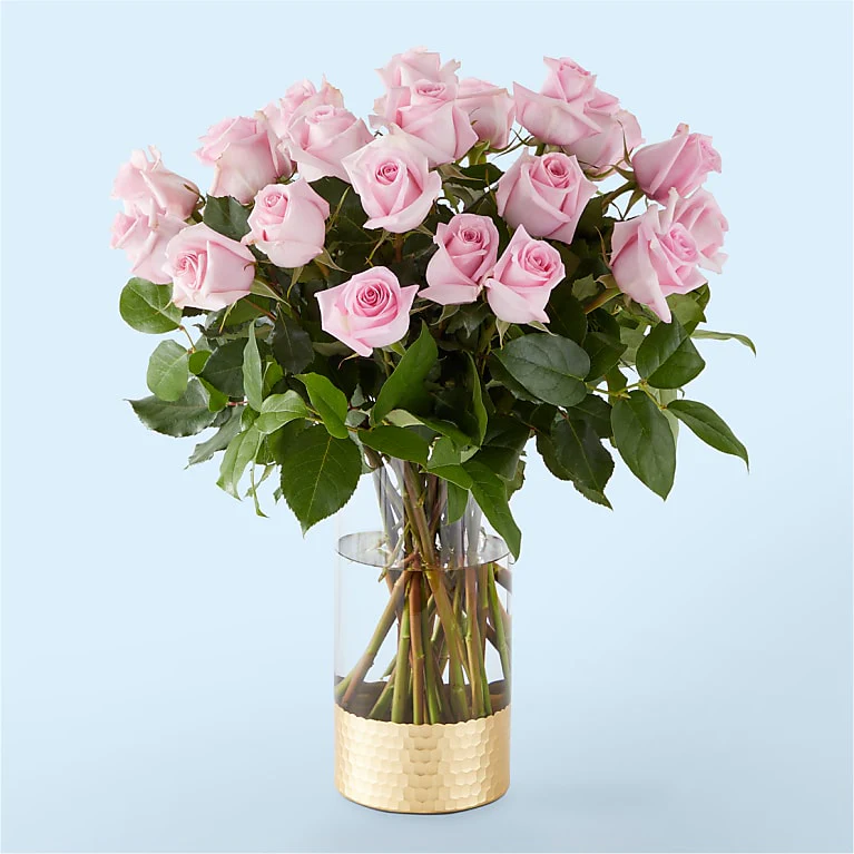 Blush Elegance Bouquet – Soft Pink Roses - Zahra Al Doula